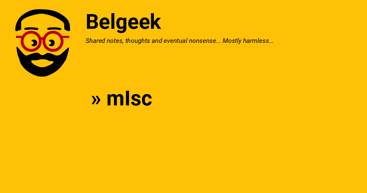 mIsc - Belgeek